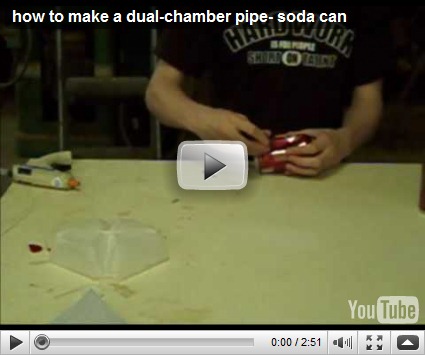 Ingenious Bongs: How to Make a Soda Can Pipe. (and double)